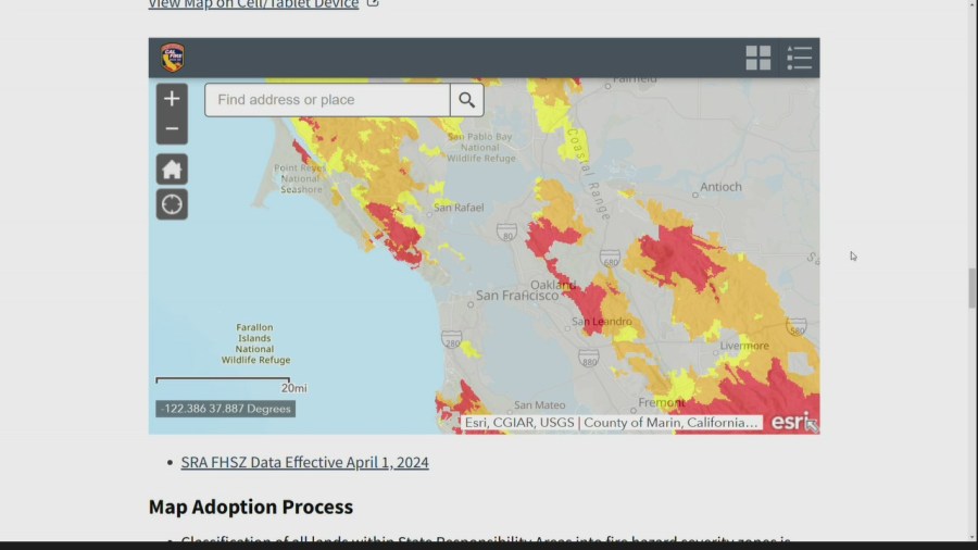New Map From Cal Fire Shows 'fire Zones' Across State - Car Insurance Quote
